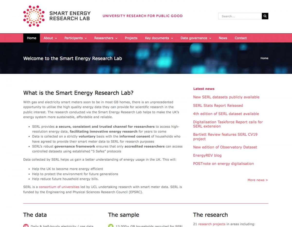 Smart Energy Research Lab - Paul Hailes Design