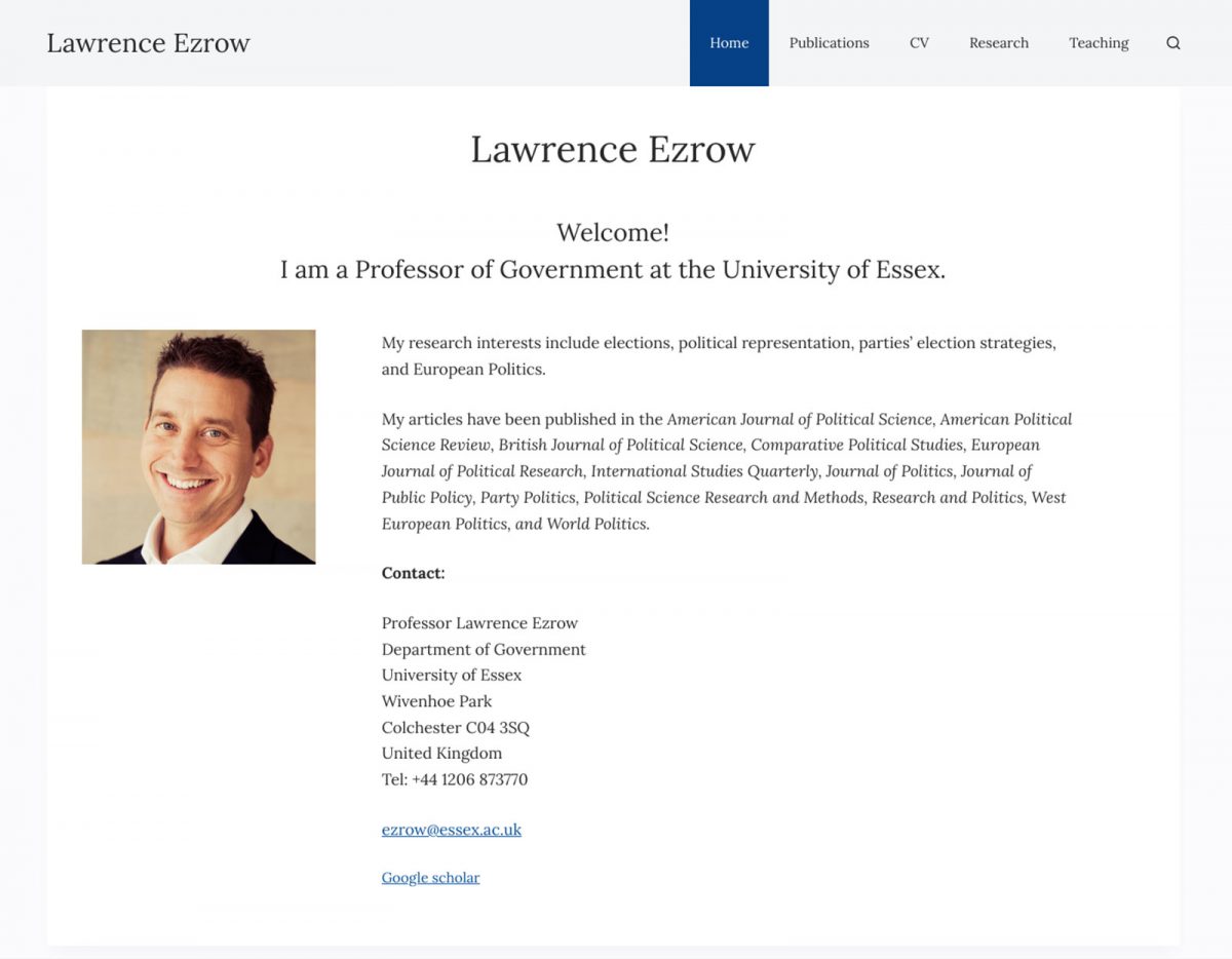 Lawrence Ezrow - Paul Hailes Design